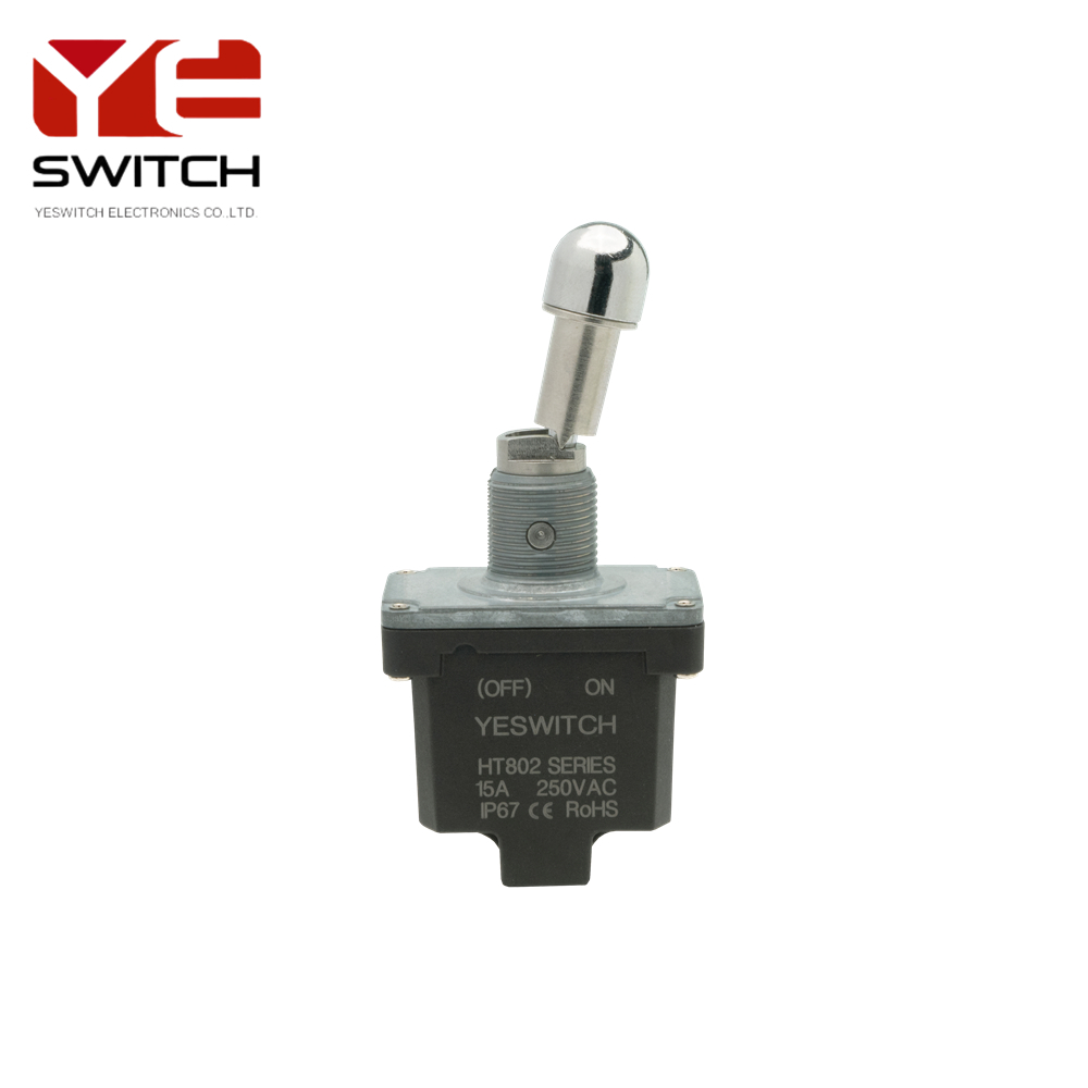 IP68 Waterproof 15A 28V Off On Double Pole Metal Toggle Switch With ...